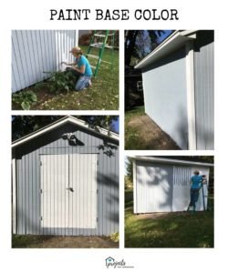 How to Paint a Shed [The Frugal Way] - Projects for Tomorrow
